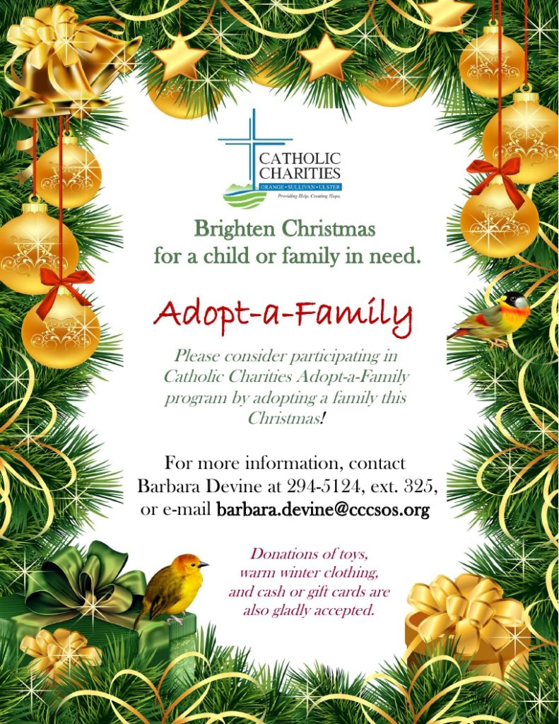 Catholic Charities ‘Adopt-a-Family’ Program Underway for 2018 ...